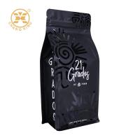 China Moisture Proof 15oz Flat Bottom Coffee Bags Stand Up Zipper Bags Fit For Coffee Bean Tea 250g 500g 1kg for sale