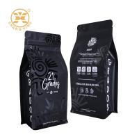 China Moisture Proof 15oz Flat Bottom Coffee Bags Stand Up Zipper Bags Fit For Coffee Bean Tea 250g 500g 1kg for sale