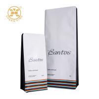 China 200g 250g 500g 1000g 1kg Flat Bottom Coffee Pouch Stand Up Coffee Bags Custom Moisture Proof Zipper Bags for sale