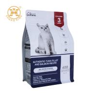 China Factory Custom Pet Packaging Bags Plastic Ziplock Dog Cat Pet Food Bag Flat Bottom Bags 5kg 10kg 15kg 20kg For Pet Feeding for sale