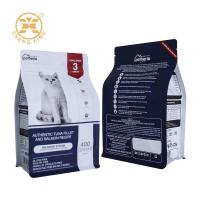 China Factory Custom Pet Packaging Bags Plastic Ziplock Dog Cat Pet Food Bag Flat Bottom Bags 5kg 10kg 15kg 20kg For Pet Feeding for sale