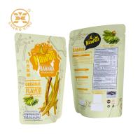 China OEM ODM Food Grade Snack Food Packaging Bag Puffing Packing Bag Plastic Zipper Pouch For Fried Banana Strips Chips for sale