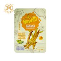 China OEM ODM Food Grade Snack Food Packaging Bag Puffing Packing Bag Plastic Zipper Pouch For Fried Banana Strips Chips for sale