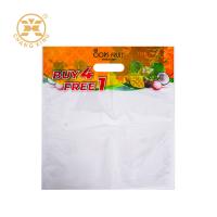 China Factory Customization Transparent Fresh Fruit Vegetable Packaging Bags Bopp Plastic Bags With handle for sale