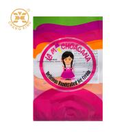 China Custom Printing Sealed Plastic Packaging Bag With Transparent Window For Ice Cream Frozen Food for sale