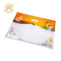 China Gravure printing OEM ODM Transparent Food Packaging Bags Bopp Plastic Bags With handle for sale
