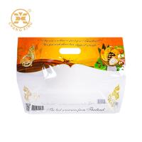 China Gravure printing OEM ODM Transparent Food Packaging Bags Bopp Plastic Bags With handle for sale