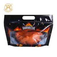 China Custom Printed Zipper Plastic Packaging for Rotisserie Hot Grill Roasted Chicken and Deli Meat Moisture Proof Feature for sale