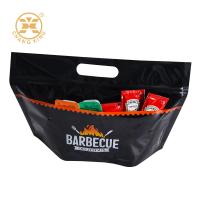 China Custom Printed Zipper Plastic Packaging for Rotisserie Hot Grill Roasted Chicken and Deli Meat Moisture Proof Feature for sale