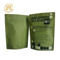 China Custom Printing High Quality Field Rations Packaging Bag Plastic Zipper Packaging Pouch For solid food for sale