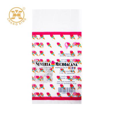 China Back Side Seal Bag Ice Cream Packaging Bag Lolli Candy Packaging Plastic Bag for sale