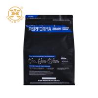 China 5kg Flat Bottom Bag Matt Zipper Protein Powder Packaging Eight Side Side Seal Packaging Pouch for sale