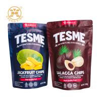 China Custom Printing Stand up Pouch Design Potato Chips Packaging Plastic Banana Coconut Chips Packaging Dry Food Stand up Bag for sale