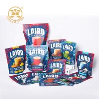 China OEM Custom Logo Design Printed Plastic Stand up Pouch with Clear Window Rice Flour Bean Nuts Packing Doypack Pouch with Zipper for sale