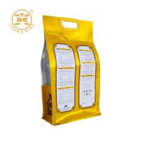 China Custom Printed Rice Packaging Bags with Resealable Zip Lock - 5kg Capacity, 10-Color Printing Options for Food Products for sale