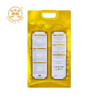 China Custom Printed Rice Packaging Bags with Resealable Zip Lock - 5kg Capacity, 10-Color Printing Options for Food Products for sale