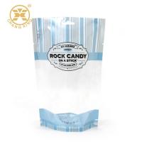 China Factory Price Flexible Full Color Printed Zipper Lock Candy Packaging Bags Self Stand up Plastic Snack Jelly Bean Bags for sale
