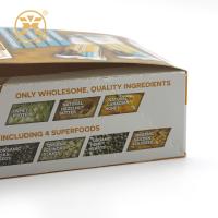 China Custom Printed Cardboard Packaging Box with 300-400g White Cardpaper and 10-Color Printing for Food Display for sale