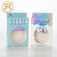 China Customized White Baby Candy Packaging Cardboard Box Eco Friendly Folding Carton With Window for sale