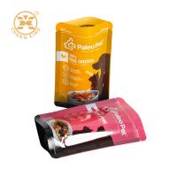 China Custom Plastic Ziplock Pet Food Bag Moisture-Proof Pet Packaging Bags For Dog Cat Food for sale