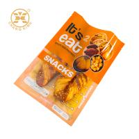 China Custom Printed Bakery Bread Packaging Bag LDPE Plastic Bread Packaging Pouch With Clear Window for sale