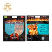 China Custom Frozen Food Packaging Bags Customized Plastic Vacuum Food Bags For Shrimp/Fish/Meat/Chicken Seafood Frozen Bags for sale