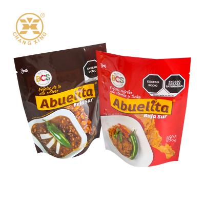China Custom Food Packaging Bags Customized Plastic Zipper Food Bags For Shrimp/Fish/Meat/Chicken Seafood Bags for sale
