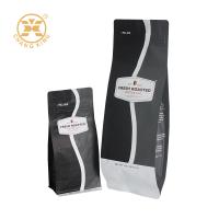 China 250g 500g 1kg Flat Bottom Pouch Coffee Packaging Bag Stand Up Coffee Bags Custom Moisture Proof Zipper Bags for sale