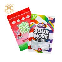 China Custom Printed Food Grade Candy Packaging Bags Custom Logo Zipper Lock Candy Pouch for sale