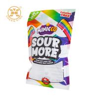 China Custom Printed Food Grade Candy Packaging Bags Custom Logo Zipper Lock Candy Pouch for sale