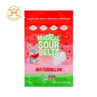 China Custom Printed Food Grade Candy Packaging Bags Custom Logo Zipper Lock Candy Pouch for sale