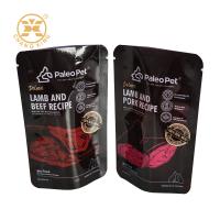 China Custom Logo Printed Plastic Zipper Pet Food Pouch Moisture-Proof Pet Packaging Bags For Dog Cat Food for sale
