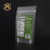 China Custom Printed Transparent Packaging Plastic Bags With Zipper Nuts Almond Dry Fruit Packaging Bags for sale