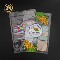 China OEM Custom Printed Food Grade Plastic Sealed Bag With Clear Window For Rice Flour Bean Nuts for sale