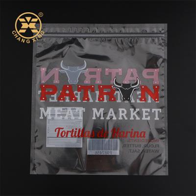 China Custom Transparent Fresh Meat Packaging Bag Food Packaging Vacuum Sealed Bag For Frozen Shrimp Fish Beef for sale