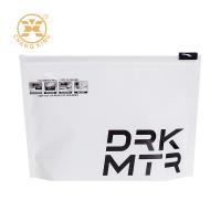 China Custom BOPP Resealable Clothing Zipper Packaging Bag Zip Lock Bags Pouches With Logo For Apparel for sale