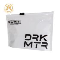 China Custom BOPP Resealable Clothing Zipper Packaging Bag Zip Lock Bags Pouches With Logo For Apparel for sale