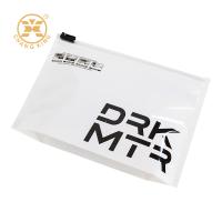 China Custom BOPP Resealable Clothing Zipper Packaging Bag Zip Lock Bags Pouches With Logo For Apparel for sale