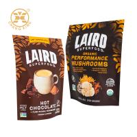 China Custom Moisture-Proof Stand Up Pouch Coffee Powder Packaging Bag Plastic Protein Powder Bag Zipper Coffee Bags for sale