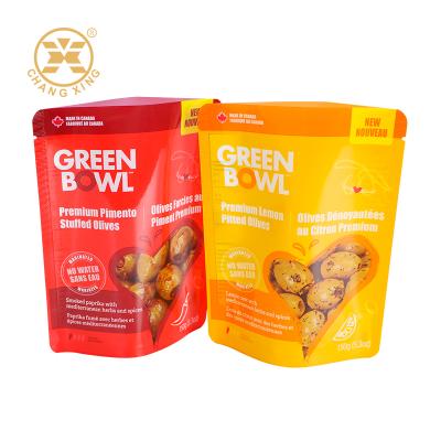 China Customizable Snack Packaging Bags Featuring Tear Notch and Stand Up Pouch Design Suitable for Various Snack Types for sale
