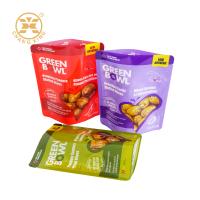 China Customizable Snack Packaging Bags Featuring Tear Notch and Stand Up Pouch Design Suitable for Various Snack Types for sale