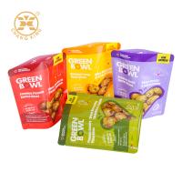 China Customizable Snack Packaging Bags Featuring Tear Notch and Stand Up Pouch Design Suitable for Various Snack Types for sale