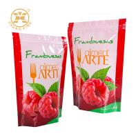 China Custom Printed Food Grade Jam Packaging Bag Zipper Food Packaging Bag Stand Up Bag for sale