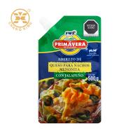 China Food Grade Customizable Stand Up Pouch with Gravure Printing for Sauce and Drink Packaging for sale