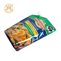 China Food Grade Customizable Stand Up Pouch with Gravure Printing for Sauce and Drink Packaging for sale