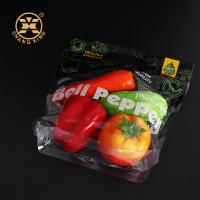 China Custom Logo Anti-Fog Fresh Produce Packaging Vacuum Packaging Bag with Breathable Air Holes for sale