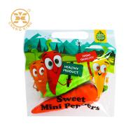 China Custom Logo Anti-Fog Vacuum Packaging Bag With Breathable Air Holes For Fresh Produce for sale