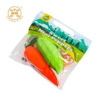 China Custom Logo Anti-Fog Vacuum Packaging Bag With Breathable Air Holes For Fresh Produce for sale