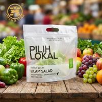 China Vegetable Packing Bags resealable vent hole plastic zipper pouches with vivid printing for fresh fruits vegetables and meat packaging for sale