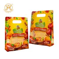 China Custom Printed Flat Bottom Stand Up Pouch with Gravure Printing for Dried Food Packaging for sale